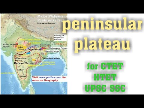 The peninsular plateau.physical features of India.Geography.for class 9 ...