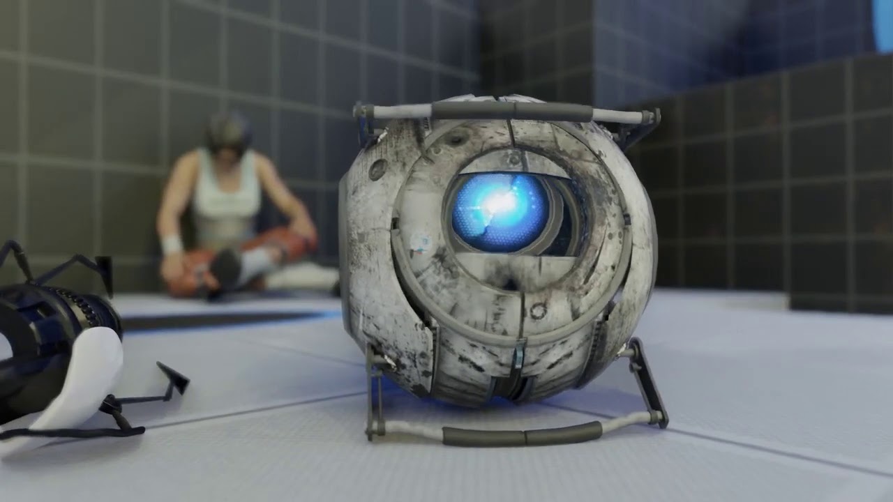 Chell's nap - Portal 2 animation [Blender] - YouTube
