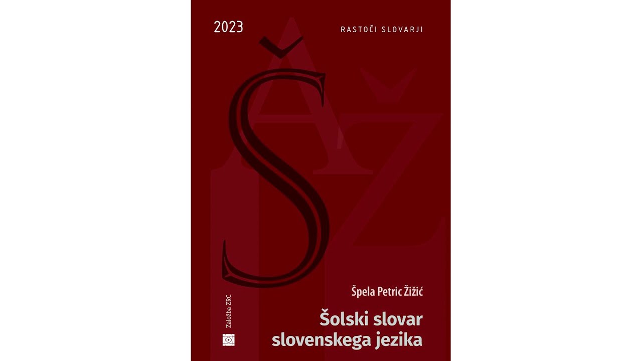 Šolski slovar slovenskega jezika 2023 - YouTube