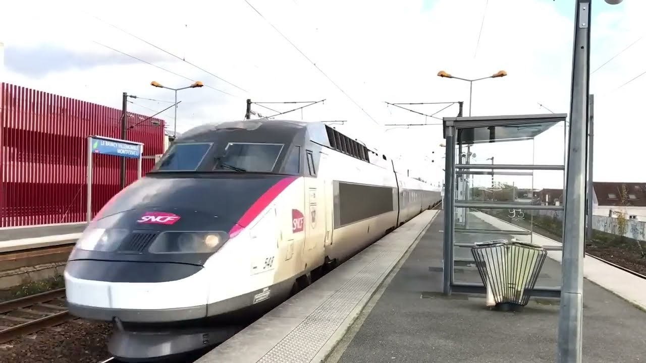 Réseau ferroviaire de Paris-Est - Compilation de TGV, ICE, Intercités ...
