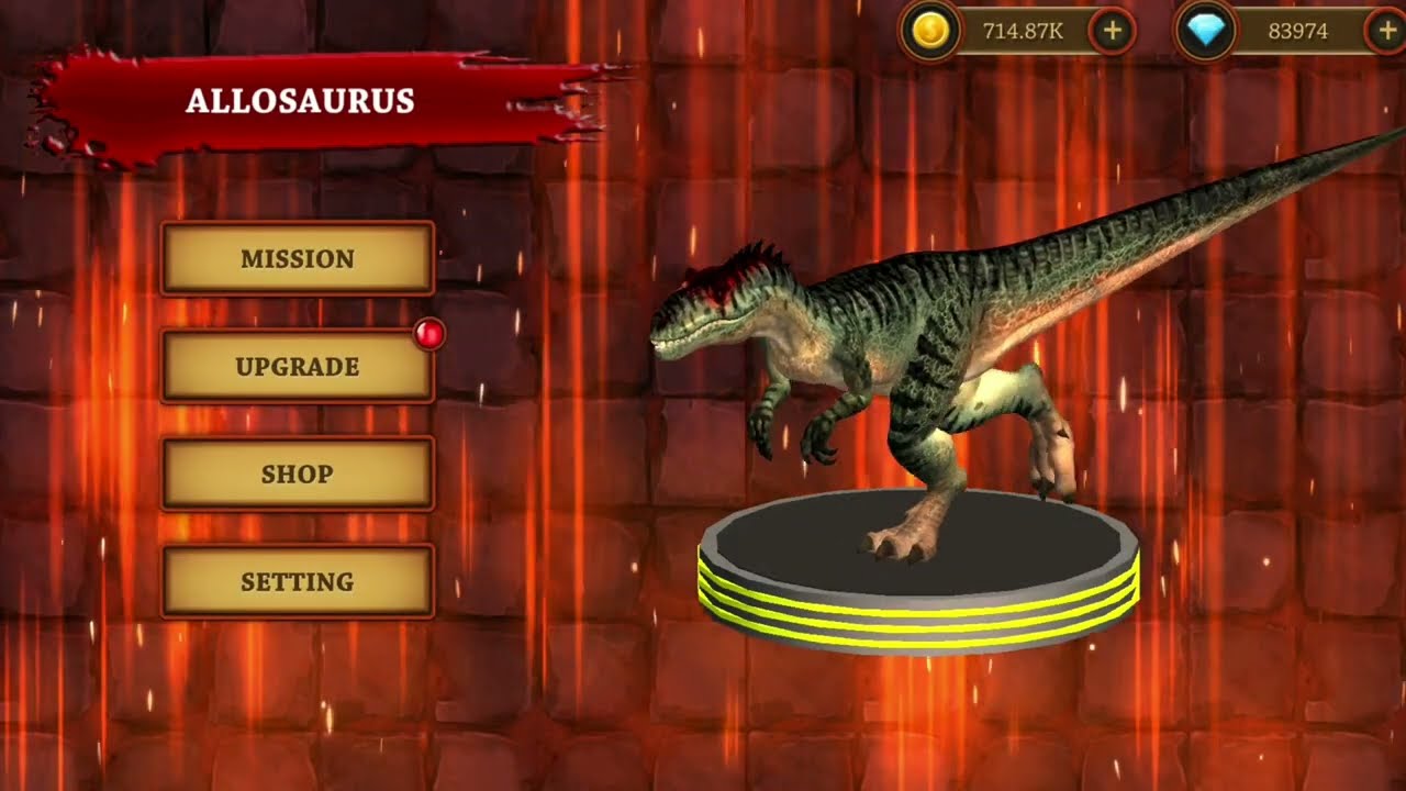Best Dino Games - Allosaurus Simulator Dinosaur Survival Battle 3D ...