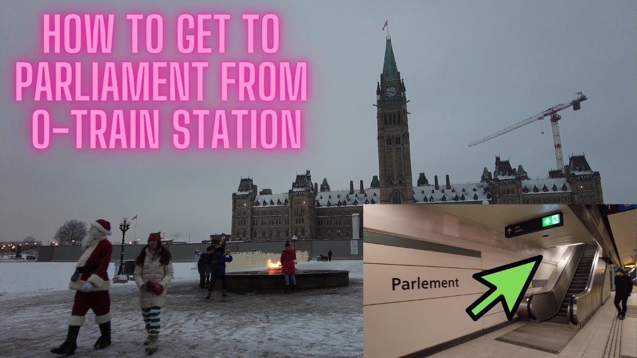 How to walk from Parliament O-Train Station to Parliament of Canada ...
