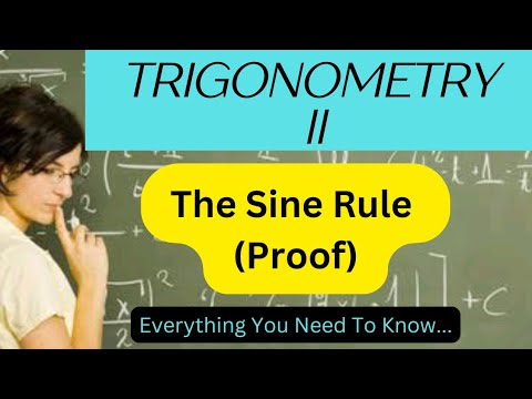 The Sine Rule (Proof) - YouTube