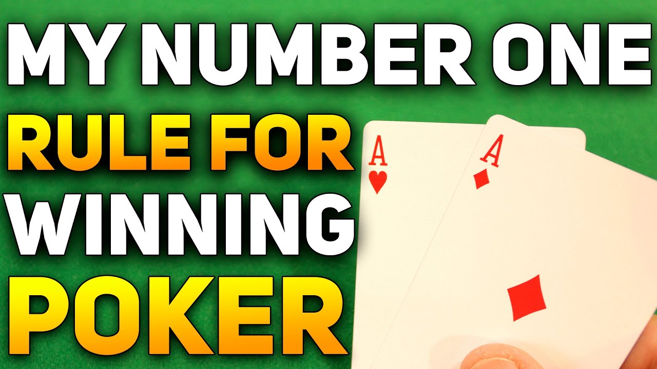 My POKER RULE That I Almost ALWAYS WIN With! / How to Win Poker Every ...
