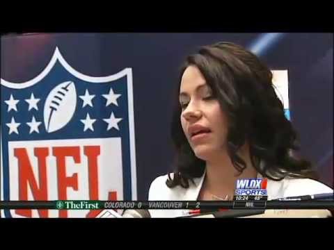 Sheera Poelman at the Super Bowl - YouTube
