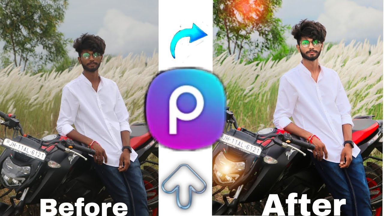 PicsArt app se photo kaise edit. kara. /in simple way. - YouTube