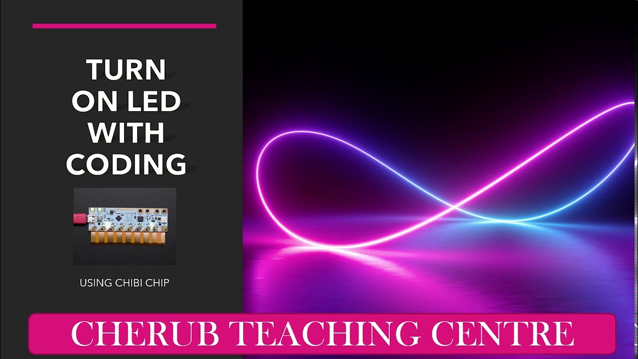 Turn on LED Using Coding on Chibi Chip-Tutorial - YouTube