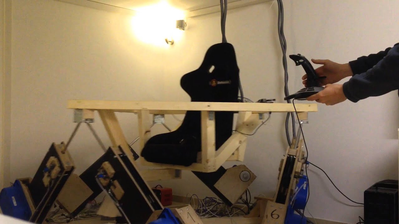 DIY 6DOF Movement Demonstration with Joystick - YouTube