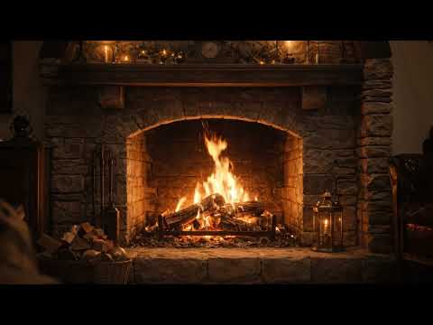 Şömine Ateşinde Gece Dinlendirici Müzik 