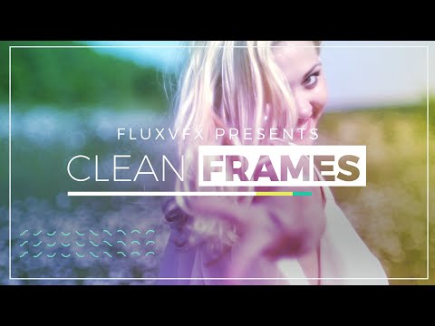 Clean Frames After Effects Template