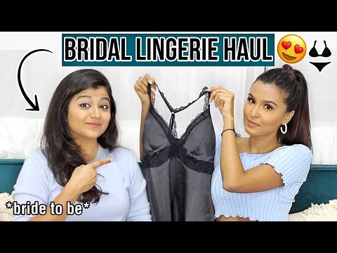 Wedding/Bridal Lingerie Essentials! / Bridal Lingerie Haul - YouTube