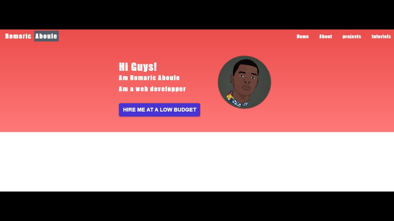 Comment Faire Une Landing Page Simple Et Lanimer Avec Le Css Et Le