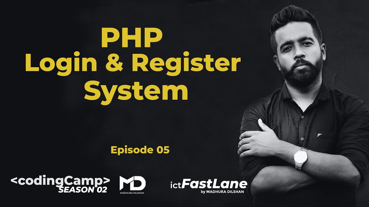 Complete Login & Register System using PHP and MySQL- Coding Camp ...