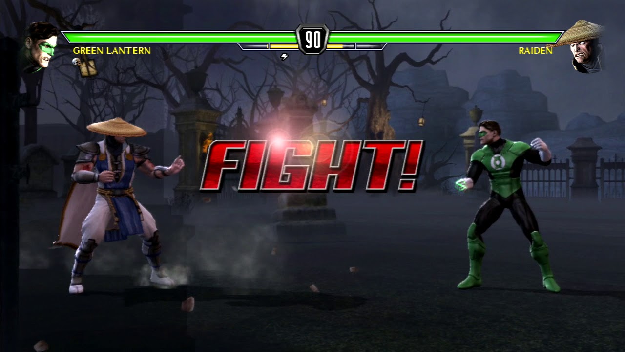 MK VS DC Battles - Green Lantern VS Raiden - YouTube