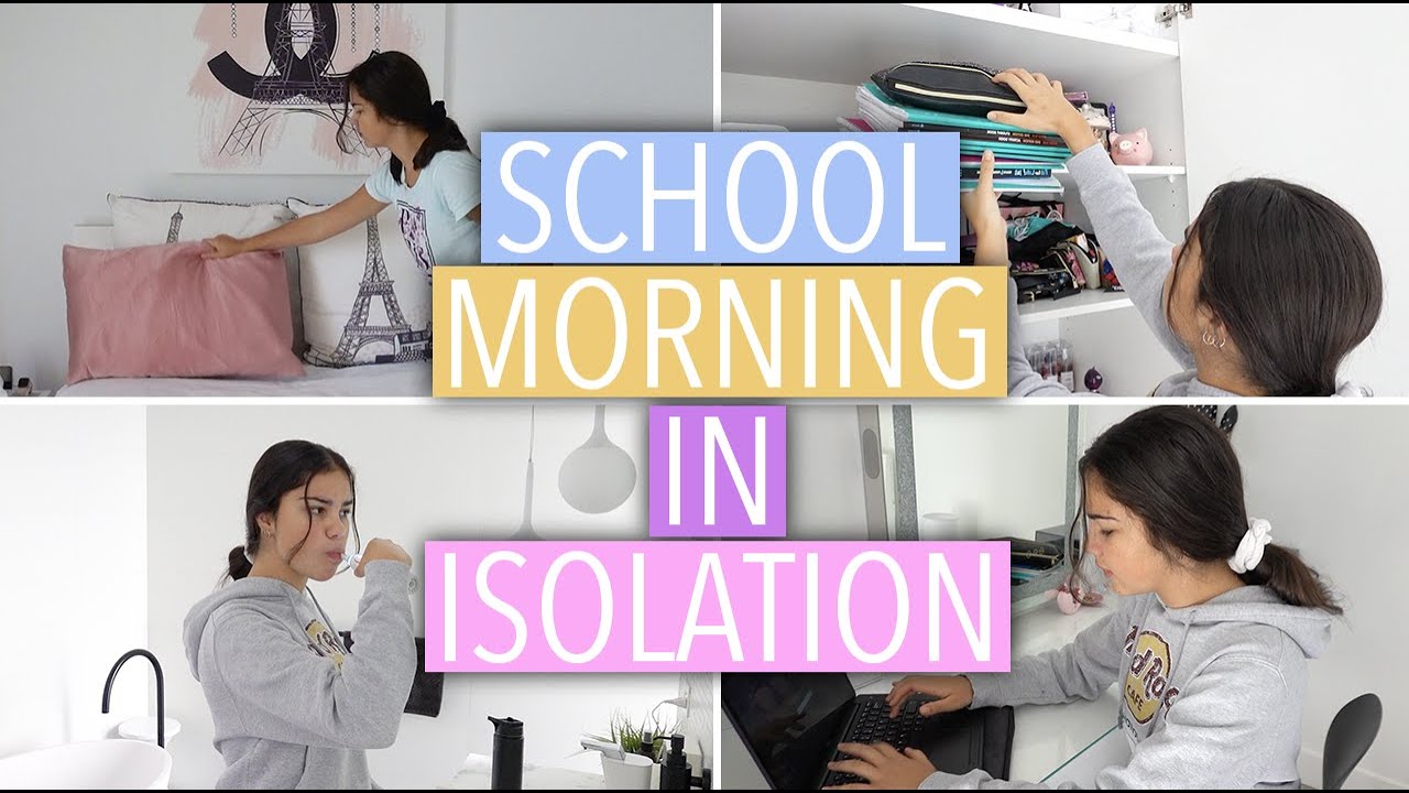 School Morning Routine In Isolation | Grace's Room - YouTube