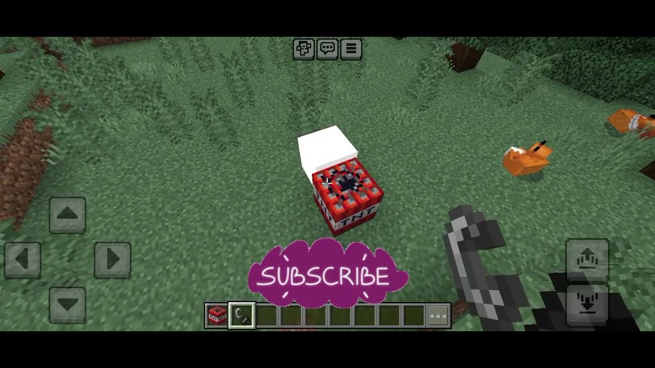 explosion of 2 blocks of dynamite in minecraft - YouTube