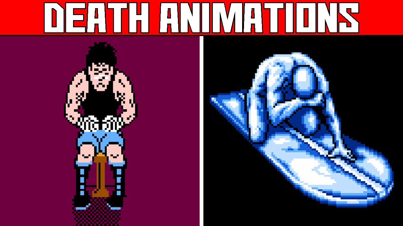 Hardest NES Games Classic Nintendo Video Game Deaths & Game Over ...