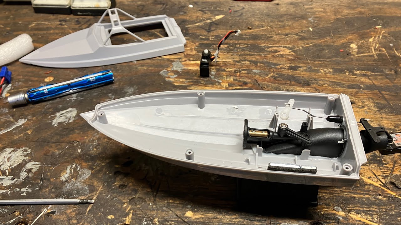 Tutorial on how to upgrade your Proboat Sprint Jet RC boat part 1 ...