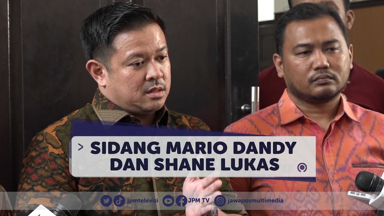 Sidang Pemeriksaan Saksi Kasus Mario Dandy dan Shane Lukas - YouTube