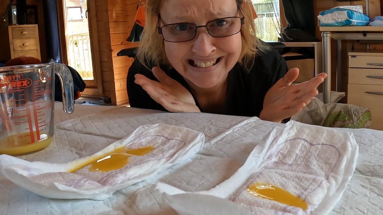 Best Incontinence Pad: Leak Vs Flood Test - YouTube