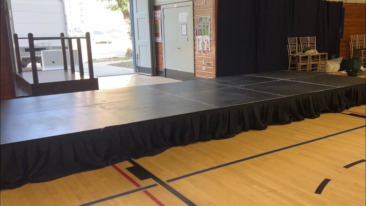 How To Setup Rental Stage - 306 Party Rentals - Saskatoon - YouTube