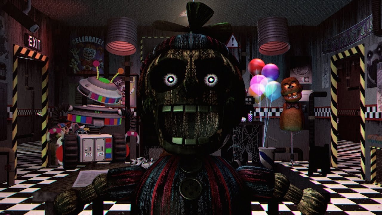 [SFM/FNAF] FNAF6 Ultimate Custom Night PHANTOM BALLOON BOY JUMPSCARES ...