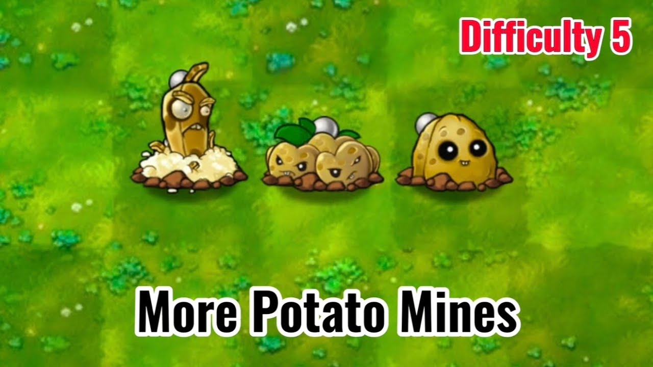 PVZ Fusion Edition v2.2 Exploration Mode: More Potato Mines ...