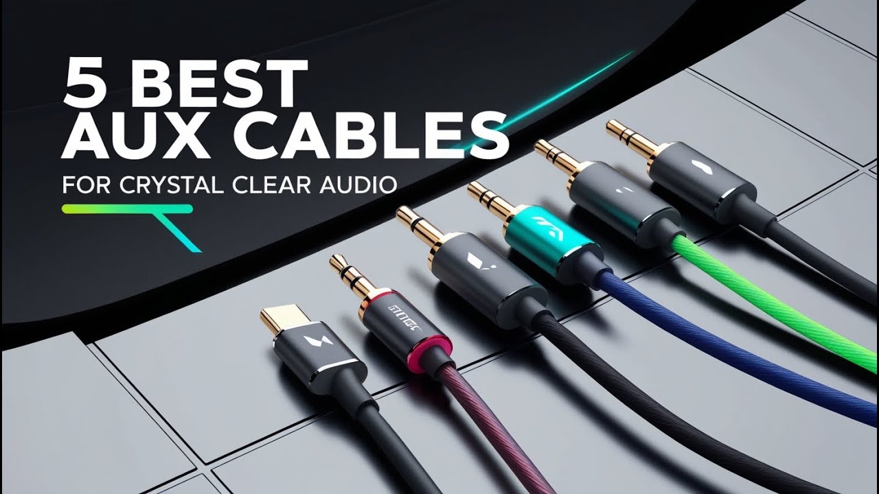 Top 5 Best AUX Cables for Crystal Clear Audio - YouTube