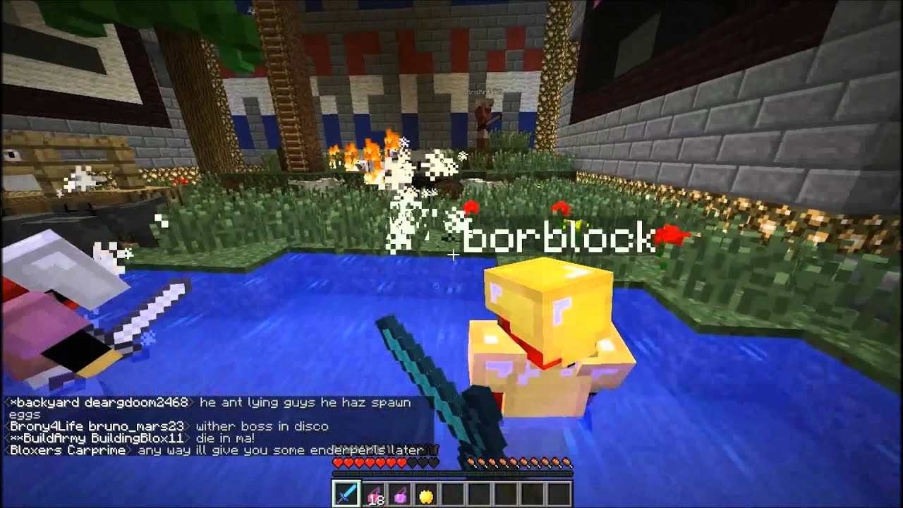 minecraft jerry and harry (public server) mob arena strijd 4 - YouTube