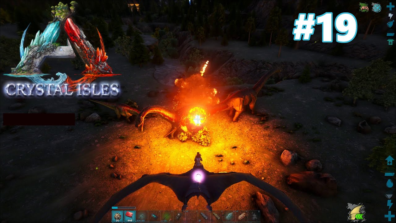 Ark Crystal Isles 2020 #19 🙈 Brontos im Granatenhagel! Tropeo`s im ...