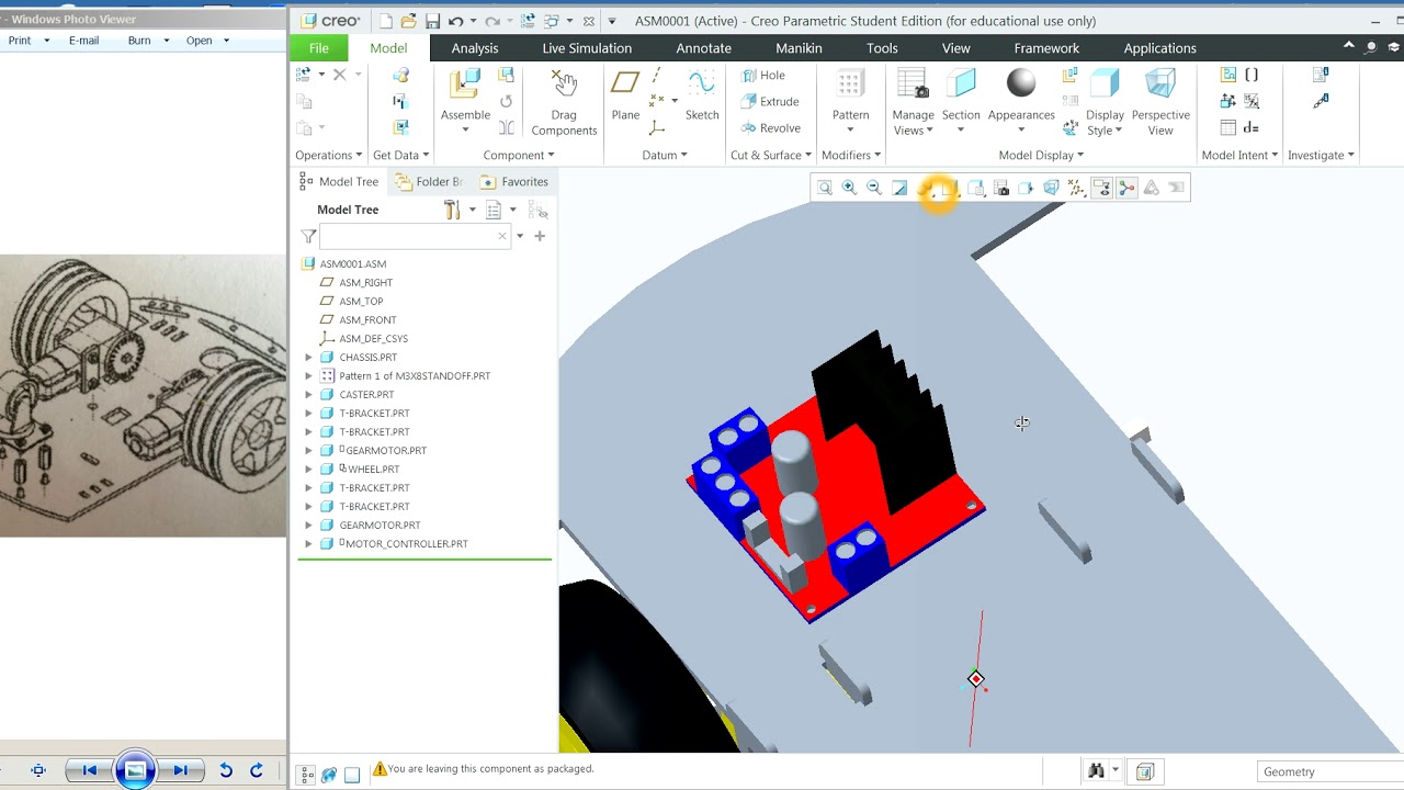 Creo Car Assembly 5 - YouTube