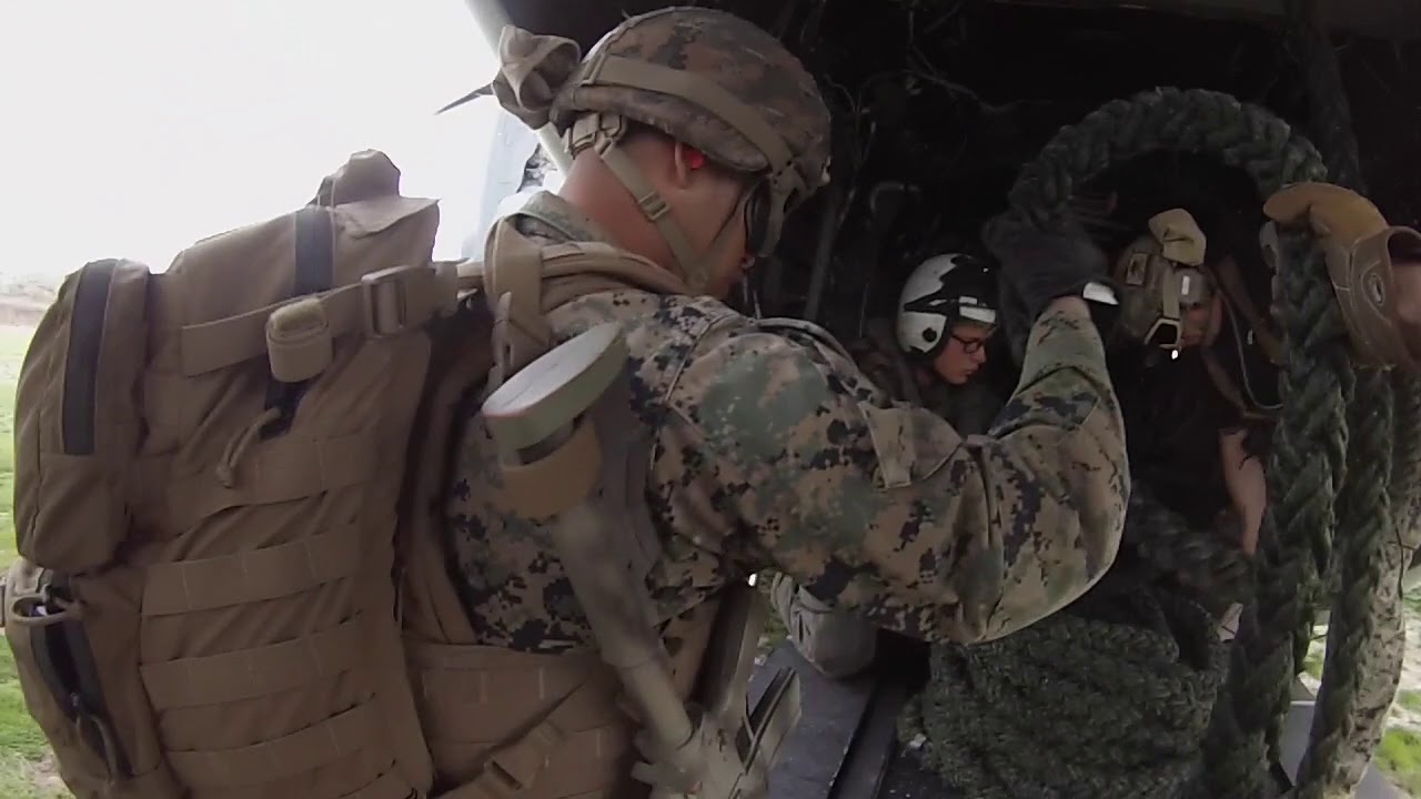 USMC FAST ROPE MASTER COURSE 20-2 - YouTube