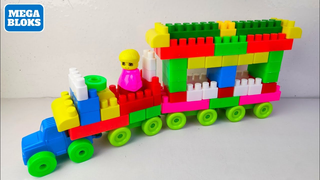 TUTORIAL How To Make a Train From Mega Lego Easy CRAFTING BUILDING DIY ...