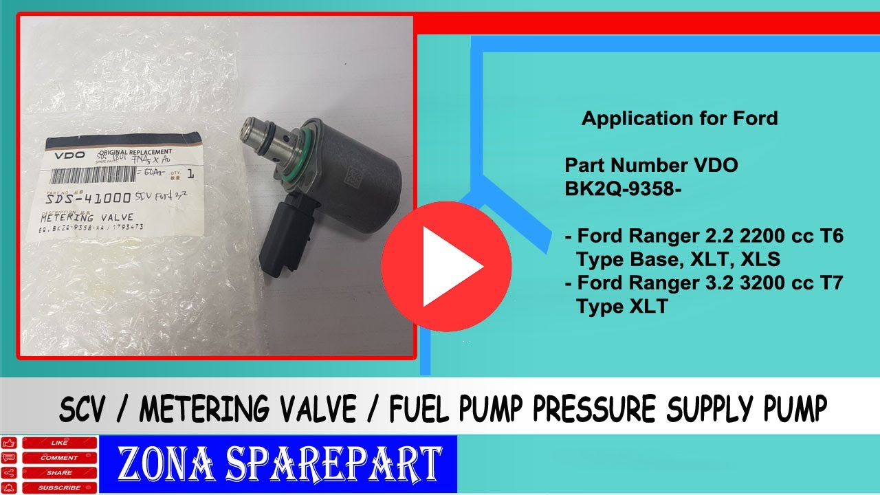 How Pressure Control Metering Valve Ford 2.2 2200 cc All New Ranger T6 ...