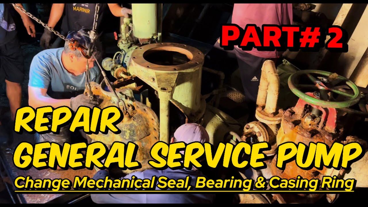 Repair General Service Pump, Change Mechanical Seal, Bearing & Casing ...