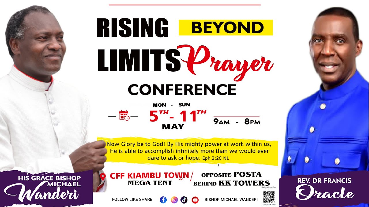 RISING BEYOND LIMITS CONFERENCE || REV. DR FRANCIS ORACLE || 8TH MAY ...
