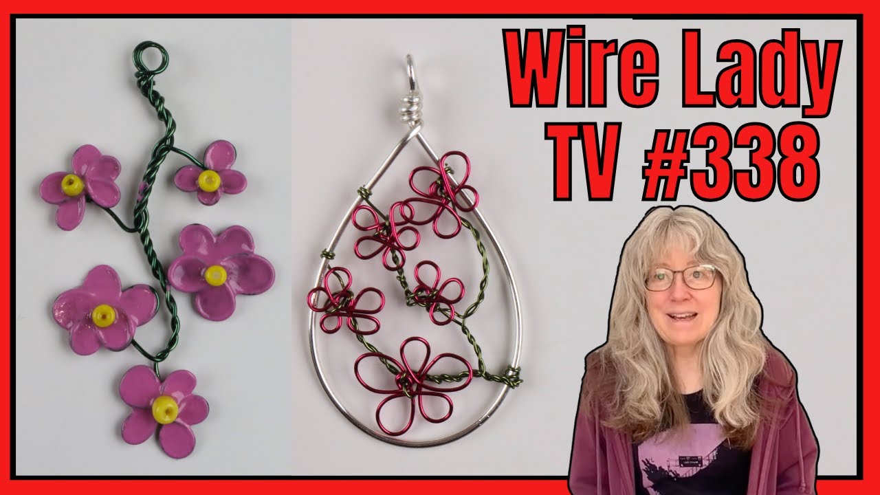 🔴 Making Cherry Blossom Pendants // Wire Lady TV Ep 338 - YouTube