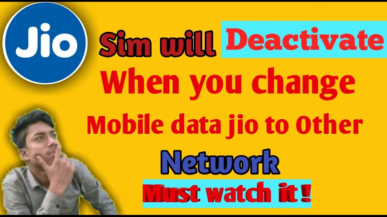 Jio Sim will deactivate/stop when change mobile jio Sim to other ...