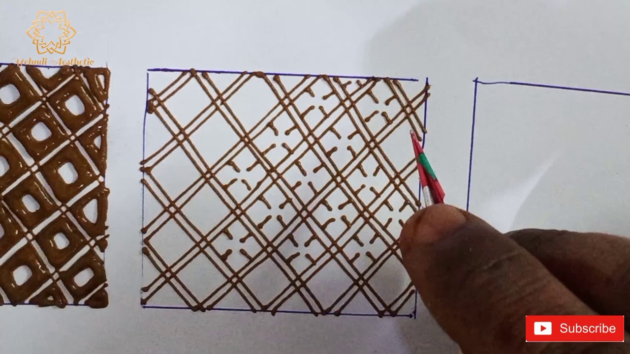 mehandi Tutorial, filler elements for intricate mehndi design | Learn ...