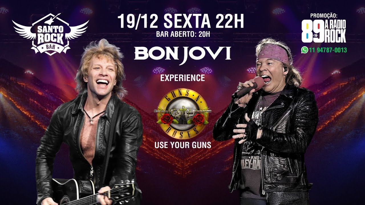 BON JOVI EXPERIENCE E GUNS N ROSES - YouTube