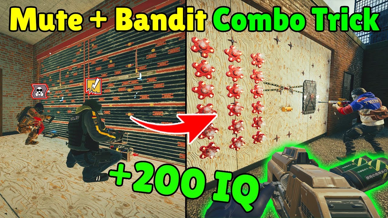 The Bandit BUFF Made *Mute + Bandit* Combo Trick Crazy! - Rainbow Six ...