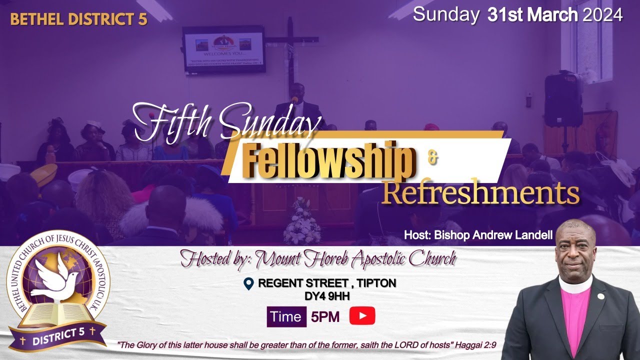 BD5 Fifth Sunday Fellowship Service March 2024 - YouTube