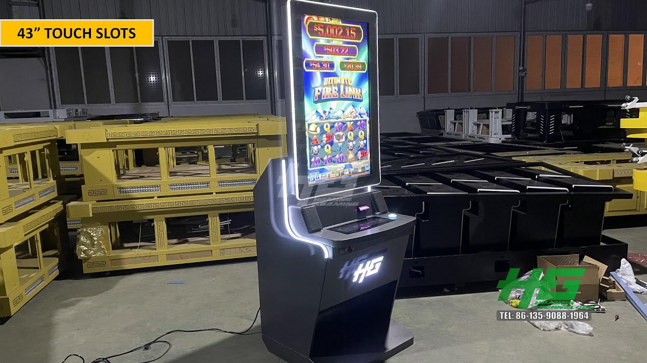 US Casino Room New Style 43" Vertical or Curved Touch Screen Casino ...