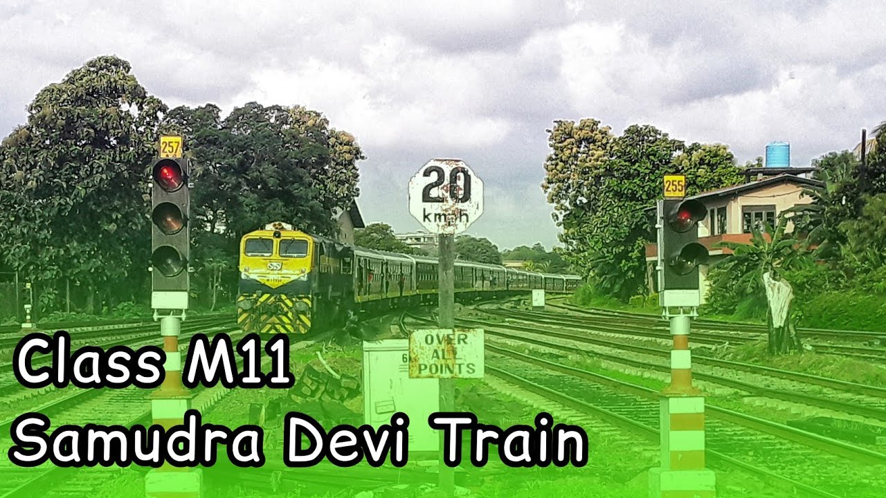 Newly added Indian class m11 and ICF Galle-bound Samudra devi express ...
