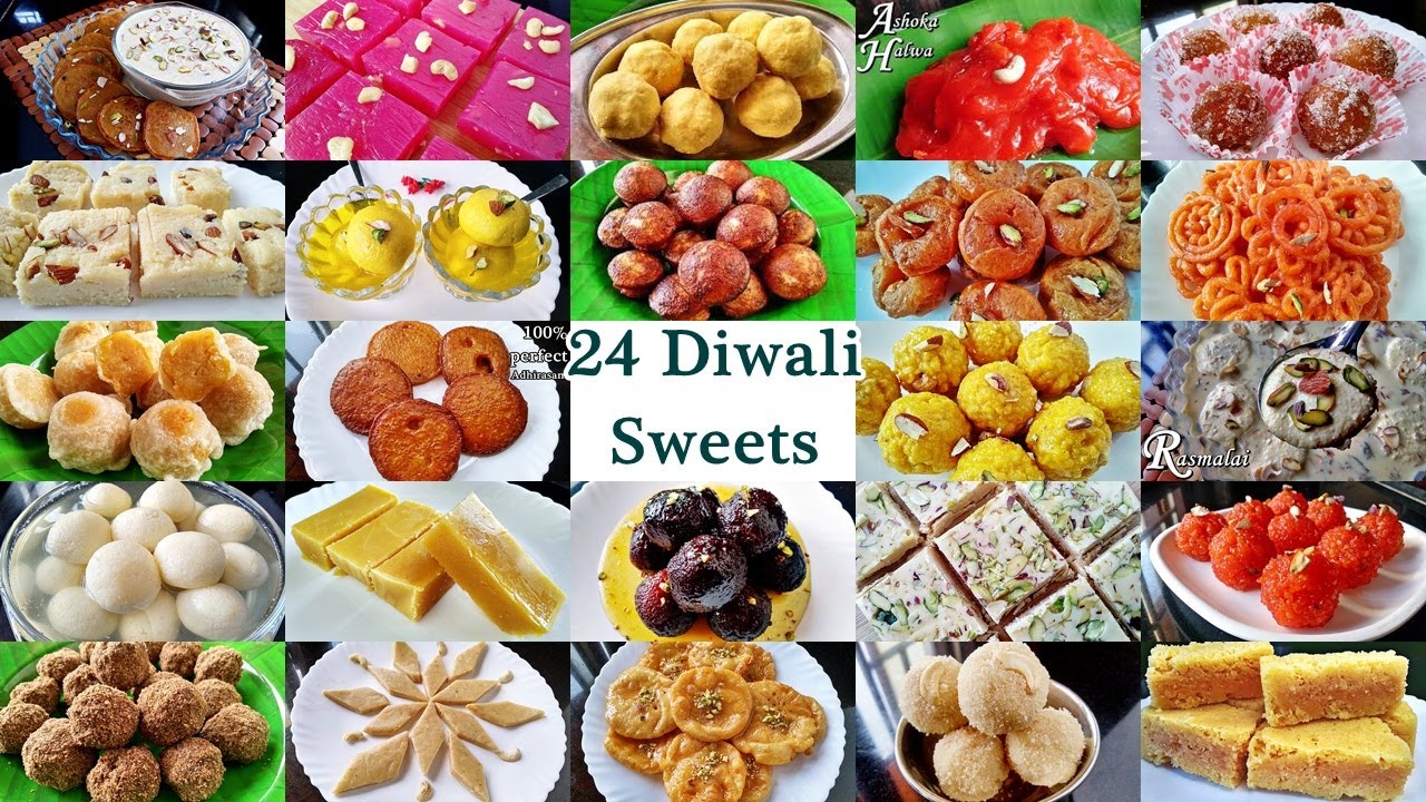 Diwali Sweets Recipes at home | Easy Diwali Sweets | Deepavali Sweets ...