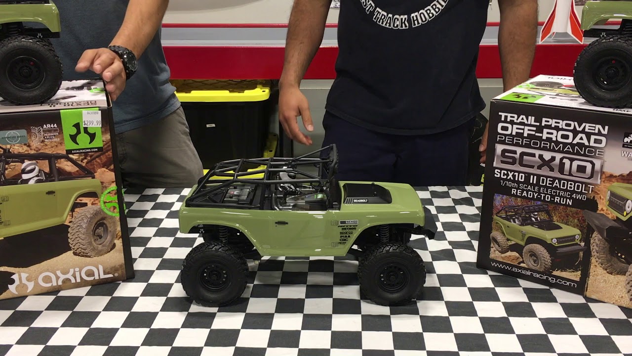 Axial Deadbolt scx10 ii unboxing - YouTube