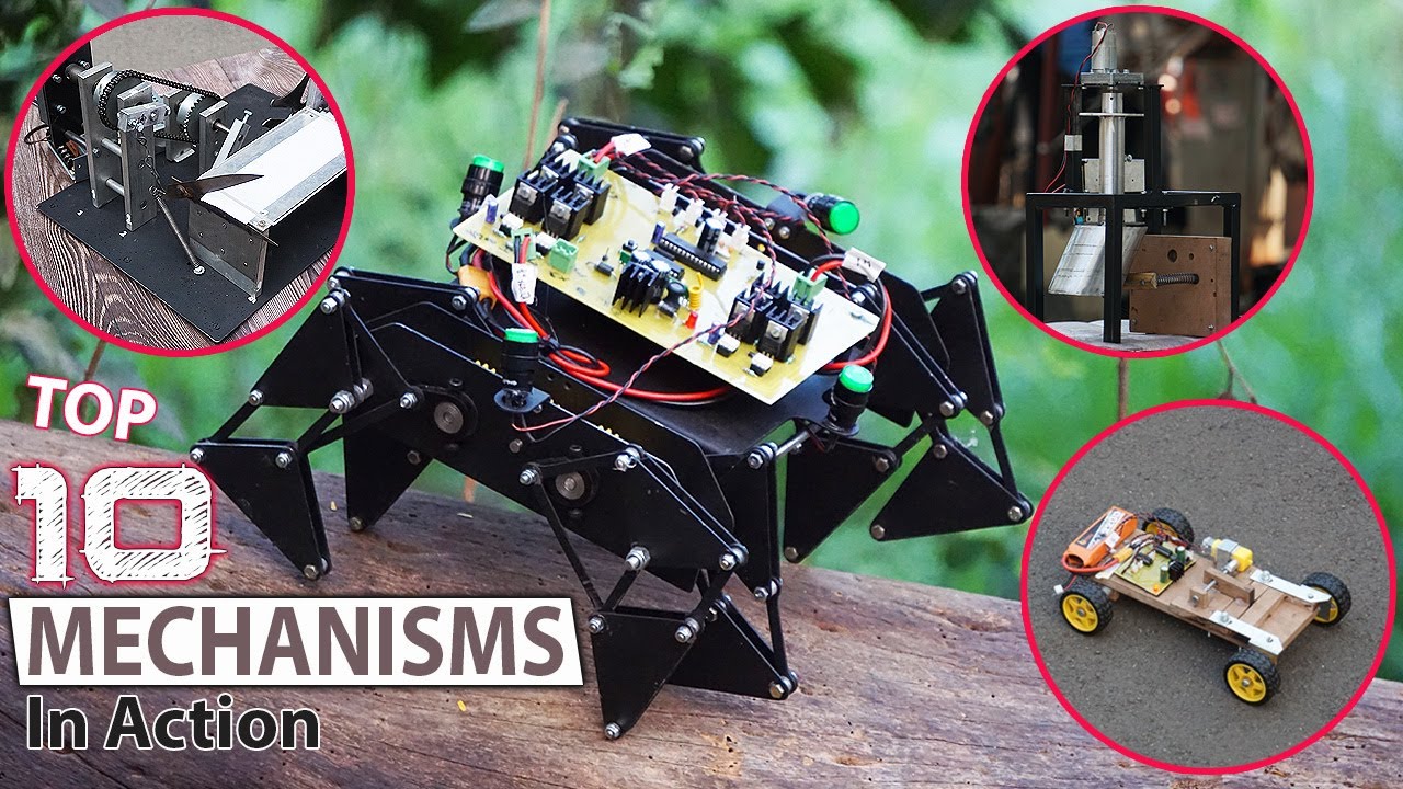 Top 10 Mechanical Engineering Mechanisms in Action | Mechanisms Working ...