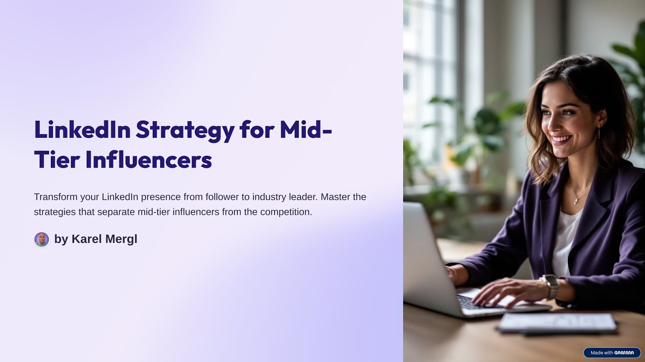 LinkedIn Strategy for Mid-Tier Influencers - YouTube