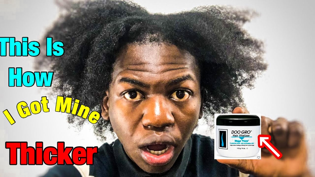 How To Get Your Natural Hair Thicker With Doo Gro. - YouTube