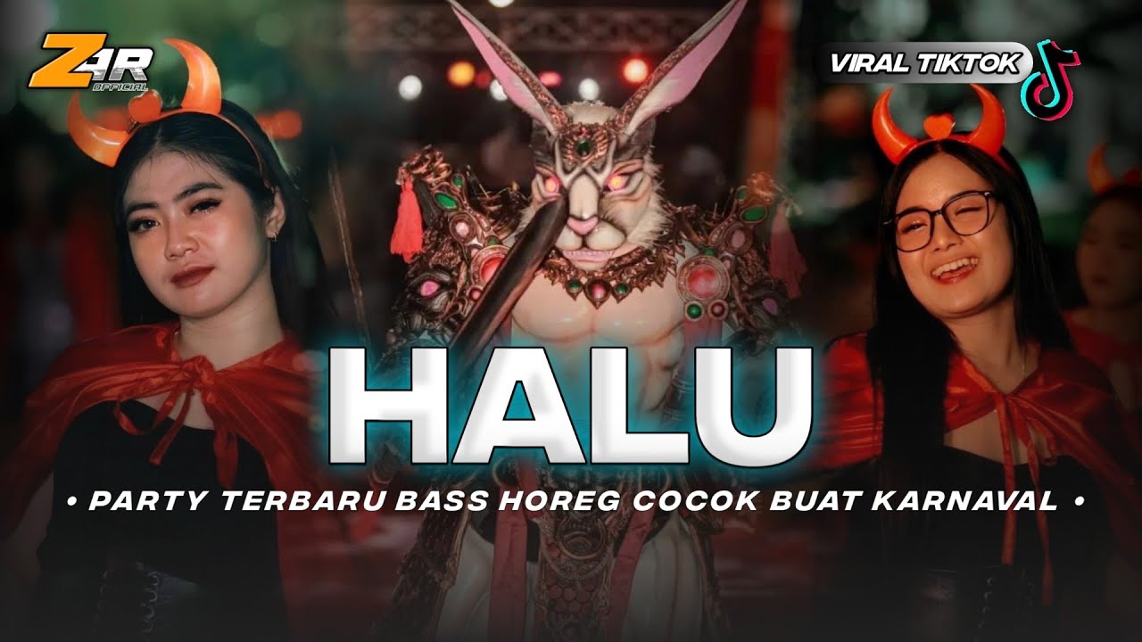 DJ HALU TERBARU PARTY BASS HOREG COCOK BUAT KARNAVAL - YouTube